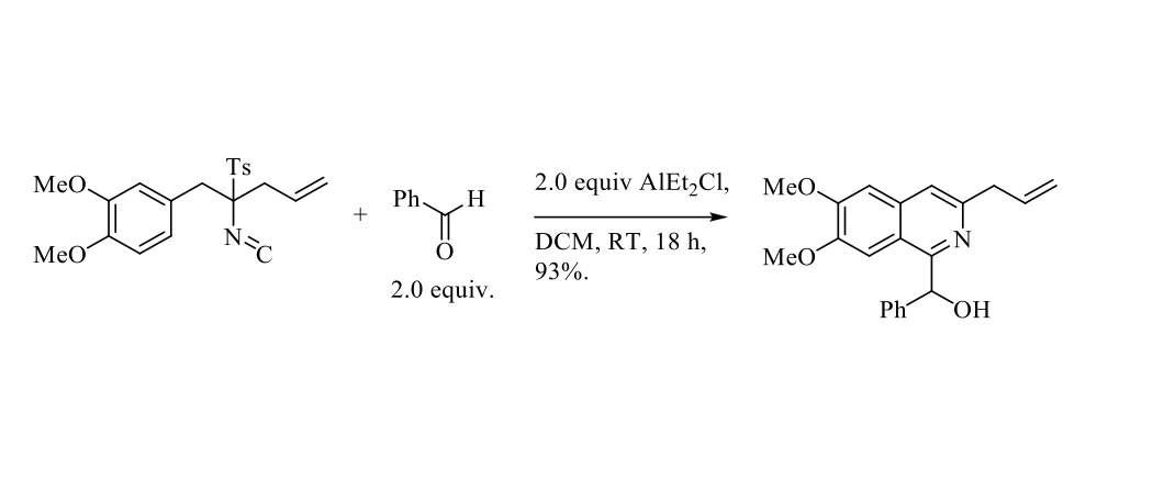 1‑Substituted isoquinolines synthesis by heterocyclization of TosMIC ...